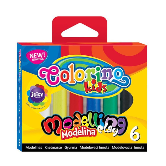 Modeling clay 6 colours Colorino Kids 42734PTR - Writing materials ...