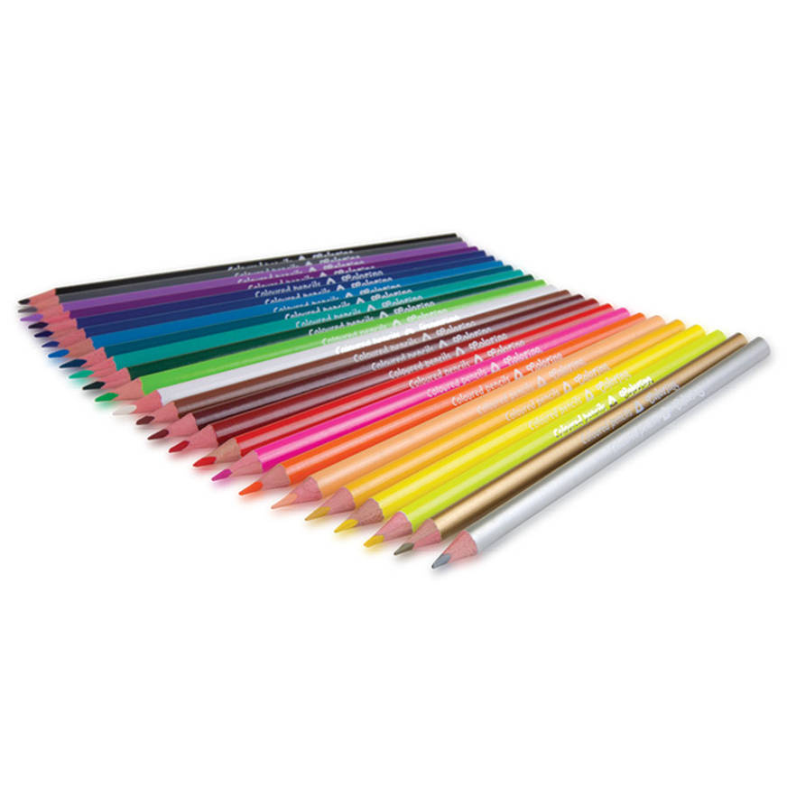 Triangular coloured pencils 12 colours Colorino Kids 51828PTR - Writing ...