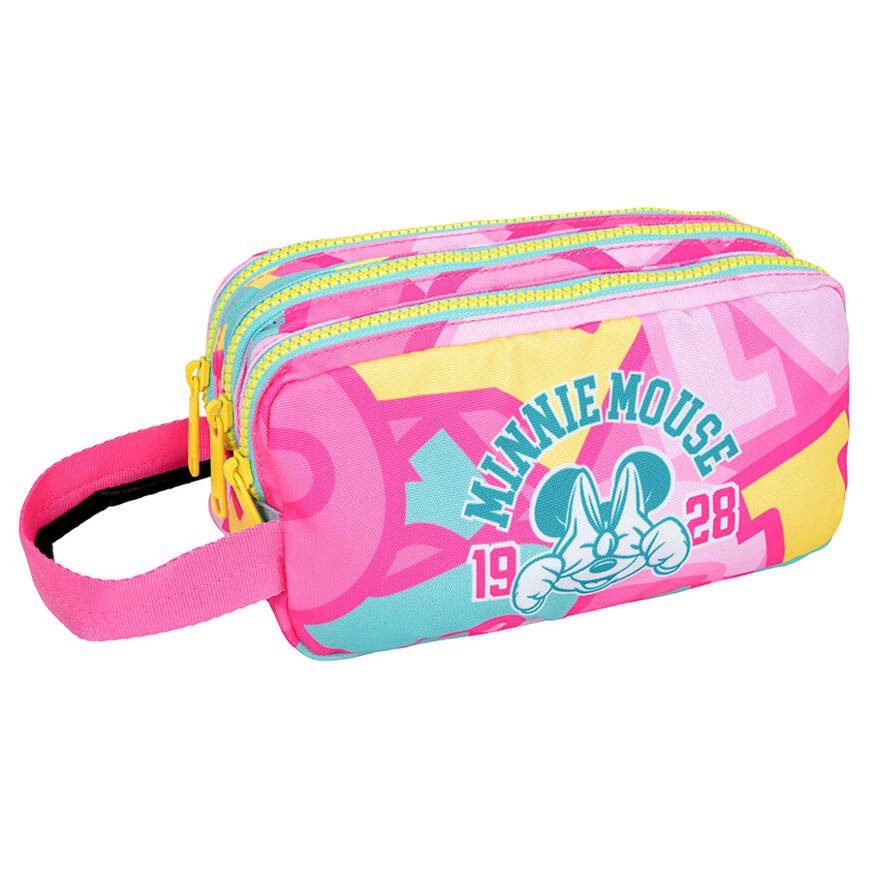 Piórnik szkolny trzykomorowy CoolPack Primus Disney Core Minnie Mouse F060775L - Piórniki \ Bez ...